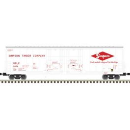 Atlas 20006784 simpson timber boxcar #10401, HO