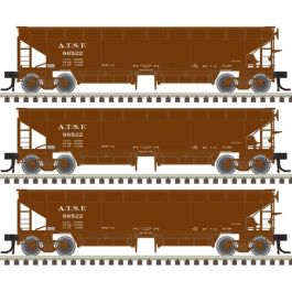 Atlas 20006813 SF ballast cars 3pk, HO scale