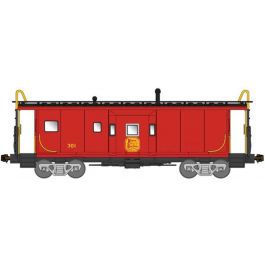 Bluford 41180 kcs bay window caboose, N scale