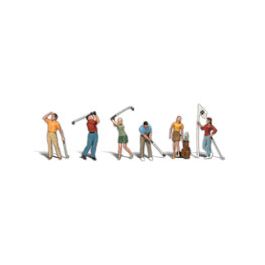 woodland scenics 1907 golfers, HO scale