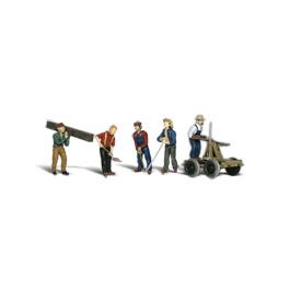 woodland scenics 2747 rail workers, O scale