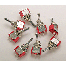 Miniatronics #3620008 Toggle Switches SPST 5Amp 8p