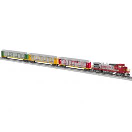 Lionel 2323030 santa fe dash 8 autorack set, O