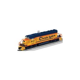 lionel 38918 chessie sd40-2 #7609 w/lgcy