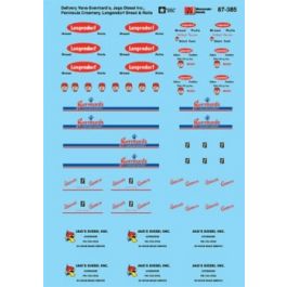 microscale 60385 vehicle decal set