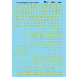 microscale 90003 rr roman alpha/#s gold