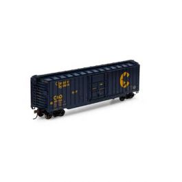 Roundhouse 40228 C&O 50' boxcar, HO scale