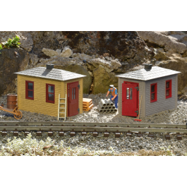 Piko 62718 Railroad tool shed, 2pk, built-up