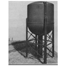 Plastruct 2009 welded steel water tank, N scale