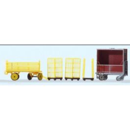 Preiser 17702 post transportation carts, HO