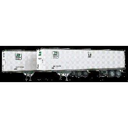 walthers 949-2203 bn 45' trailer 2pk