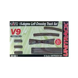 kato 20-868-1 V9 15 degree left crossing set
