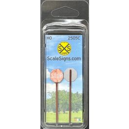 Scale Signs ho2505c ho scale stop sign, HO