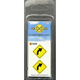 Scale Signs O3000r o scale right turn signs, O