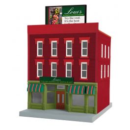 MTH 30-90657 loui's rest.3 story building, O scale